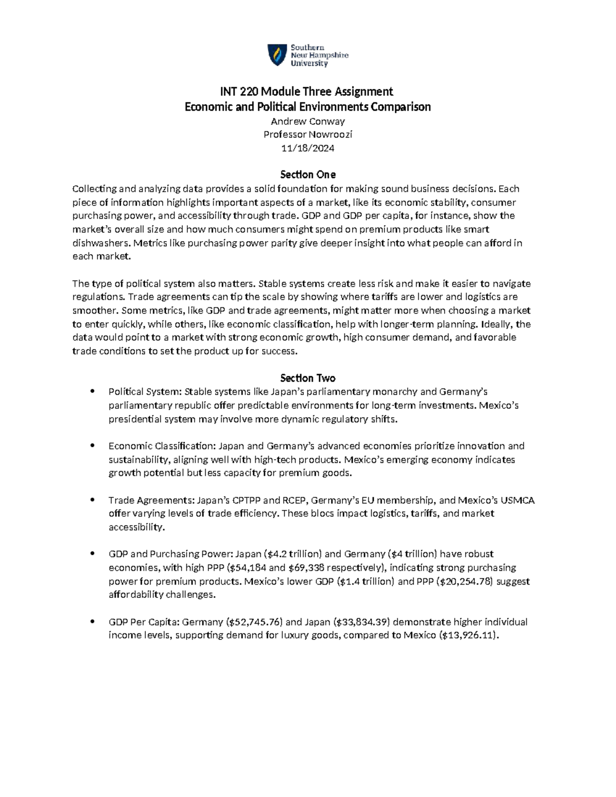 INT 220 Module Three Assignment - INT 220 Module Three Assignment ...