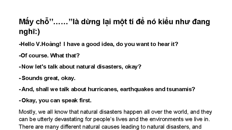 THTN: Thảm Họa Thiên Nhiên - Bão, Động Đất, và Sóng Thần - Studocu