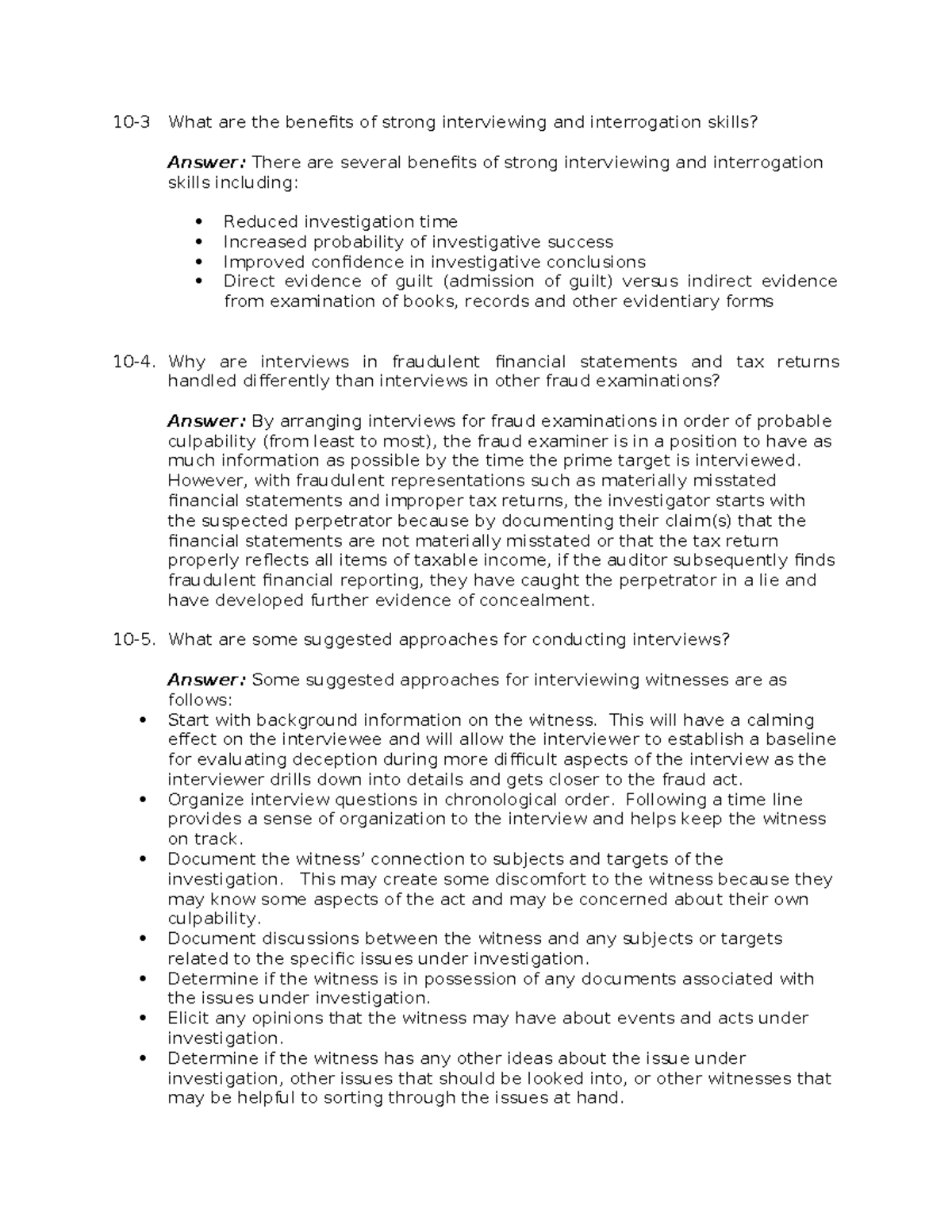 Investigation Techniques: Interviewing, Deception Clues & AI in Acc ...