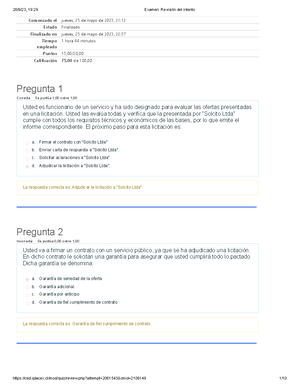 Prueba 1 de derecho administrativo: preguntas y respuestas clave - Studocu