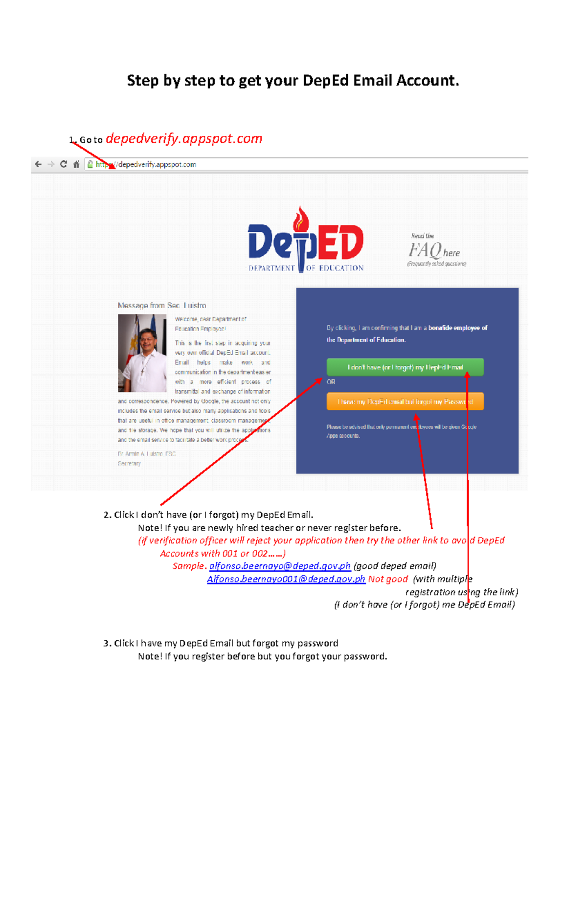 Step-by-Step Guide: Creating Your DepEd Email Account - Studocu
