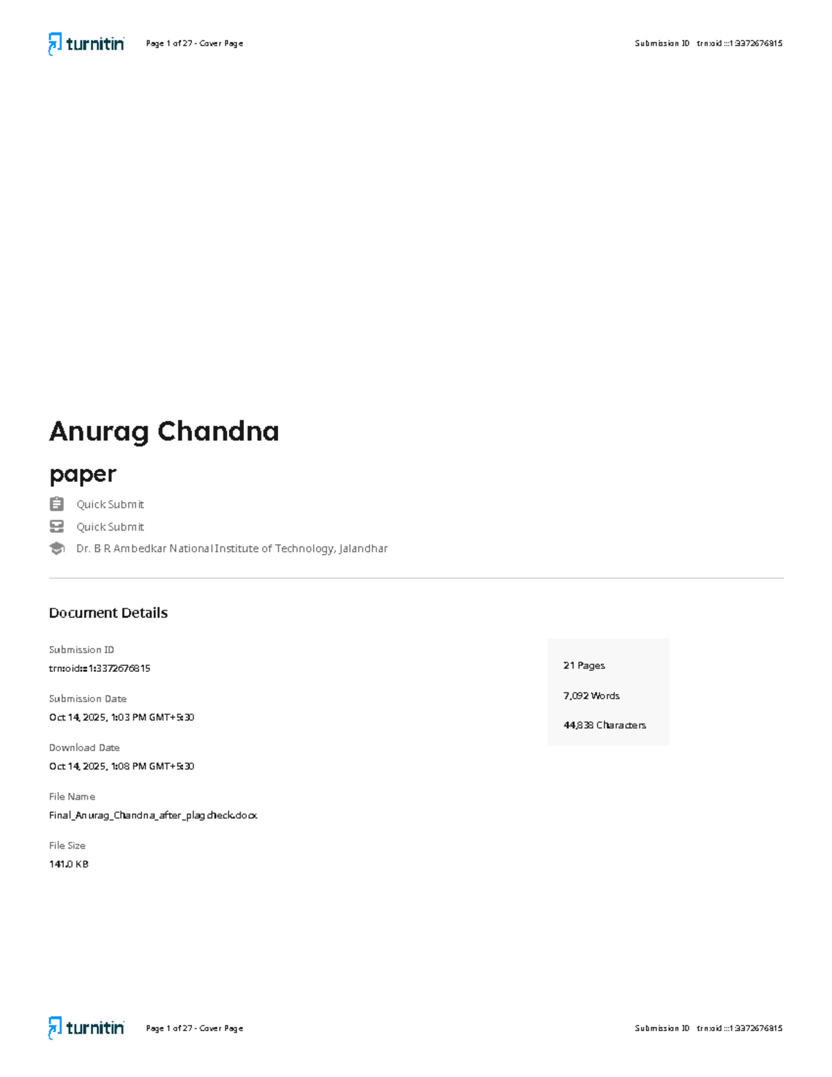 Deep Learning & Sentiment Analysis in Recommendation Systems (CSE 101) - Studocu