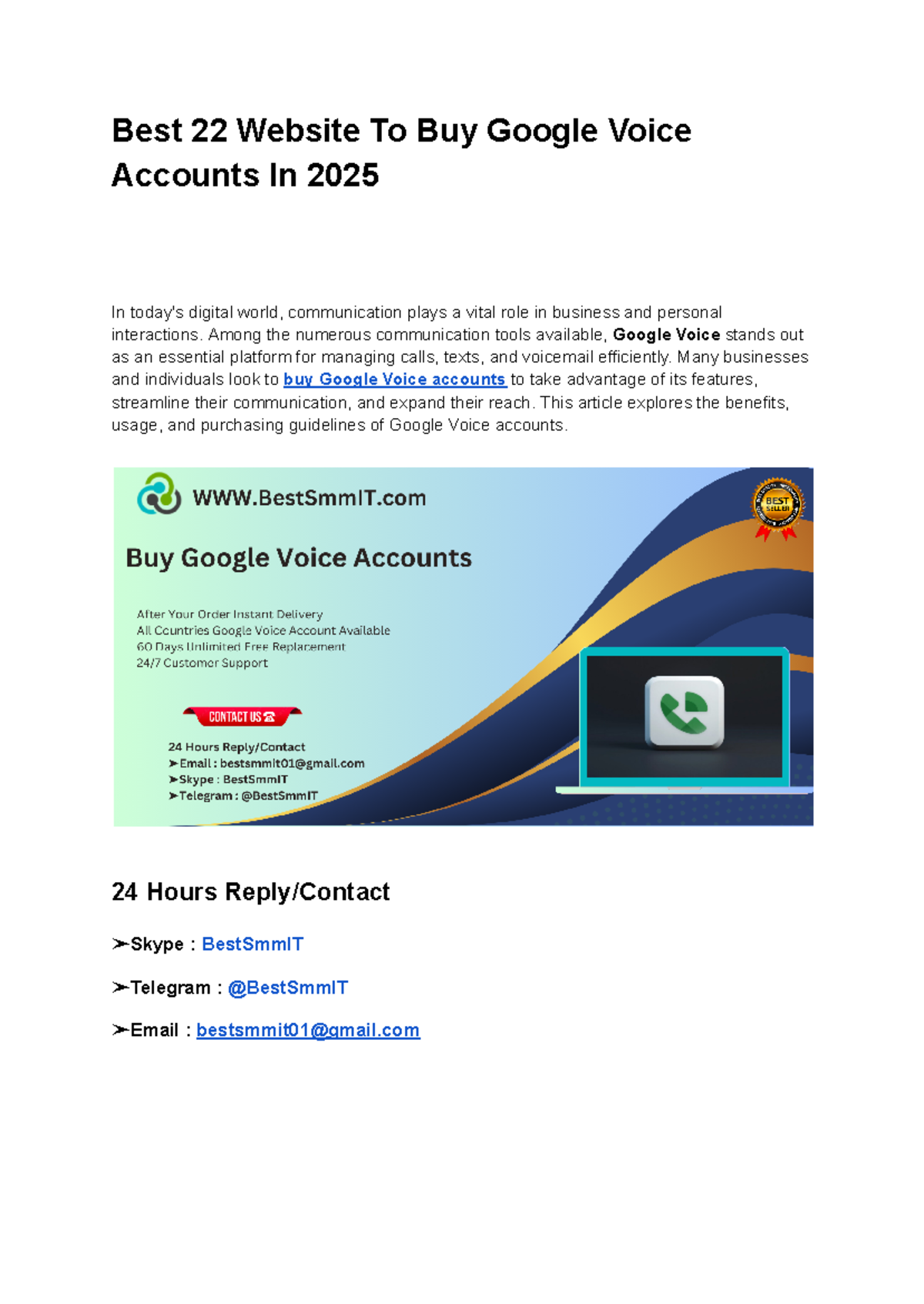 Best 22 Website To Buy Google Voice Accounts In 2025 - Among the ...