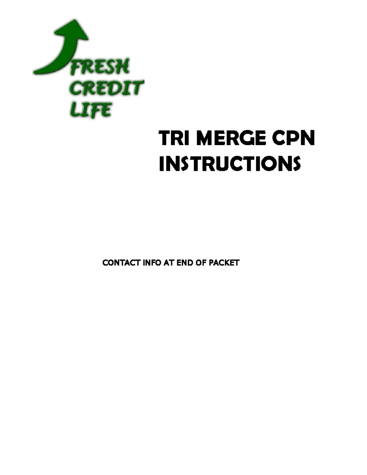 TRI Merge CPN Process Instructions and Guide - Studocu