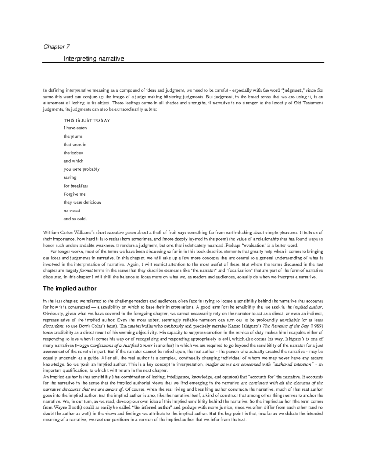 Abbott Chapter 7: Interpreting Narrative and Implied Author Insights ...