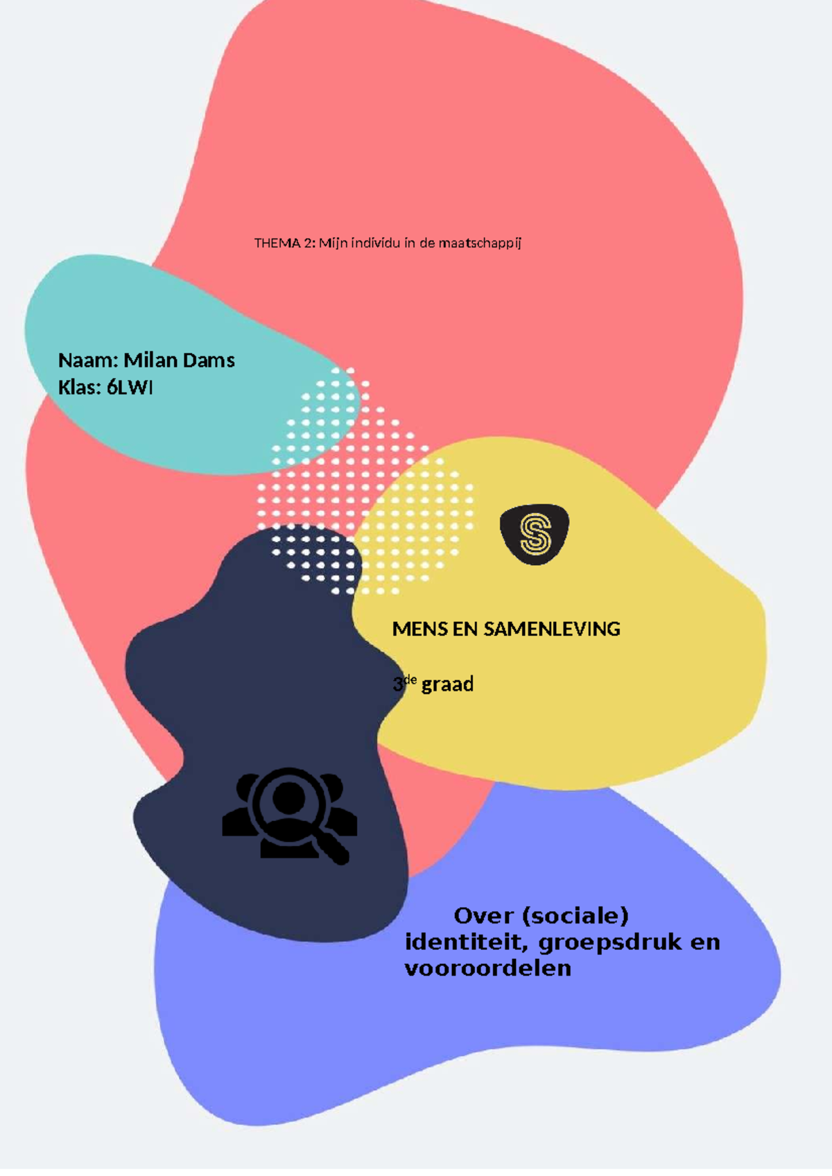 THEMA 2: Mijn Individu in de Maatschappij - Identiteit en Groepsdruk ...
