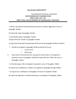 Form 2 geo compressed - GEOGRAPHY FORM TWO WORK PREPARED BY MR. OGOTI R ...