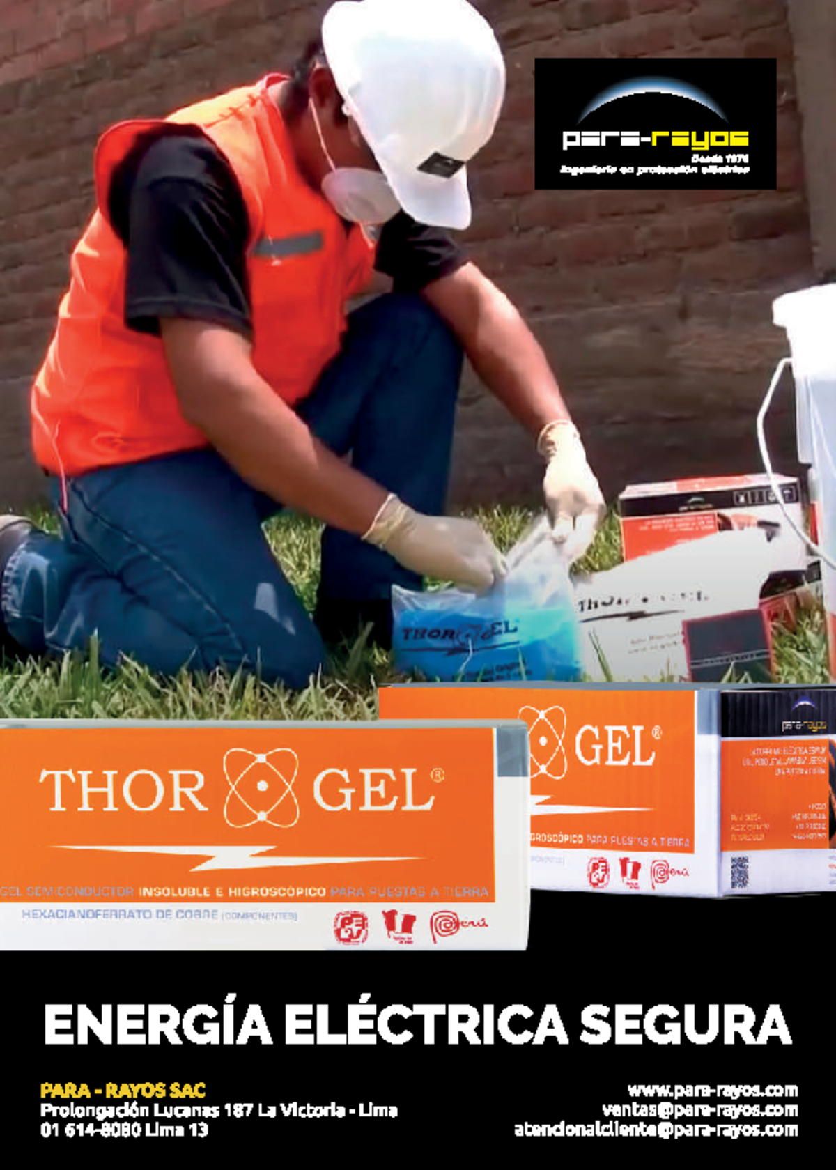 Gel conductivo thor gel manual - Instalaciones Electricas - THOR GEL ...
