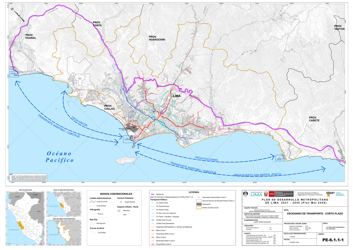 PE-6.1.1-1 Escenario de Transporte Corto Plazo - Plan Met 2040 - Studocu