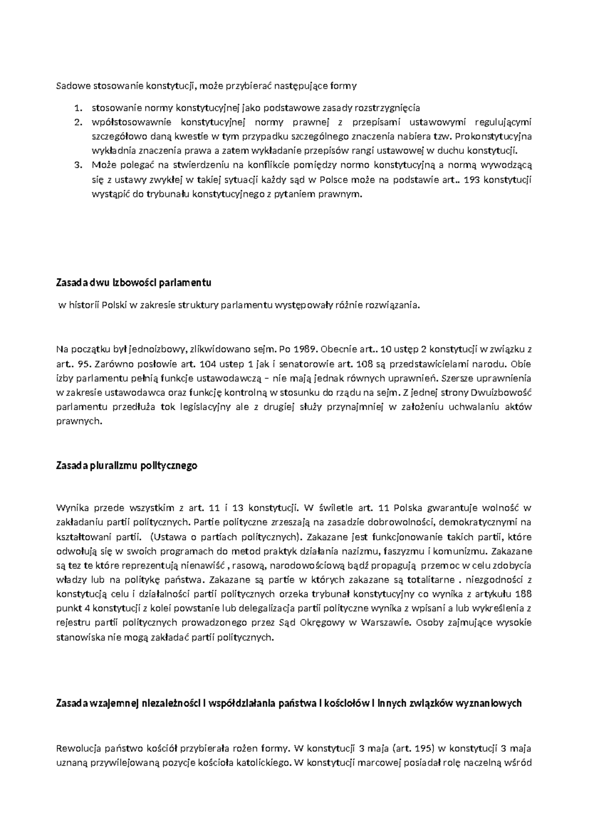 Prawo Konstytucyjne cz. 3: Zasady i Normy w Polskim Systemie Prawnym ...