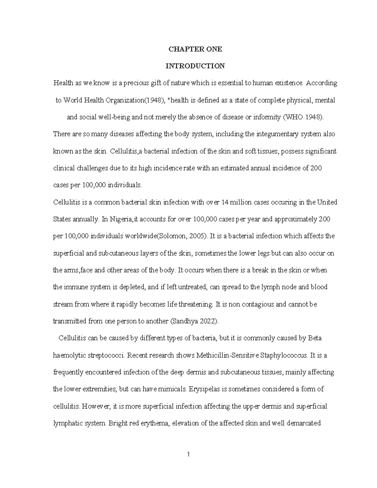 CELLULITIS: A Comprehensive Overview and Management Strategies (CARE ...