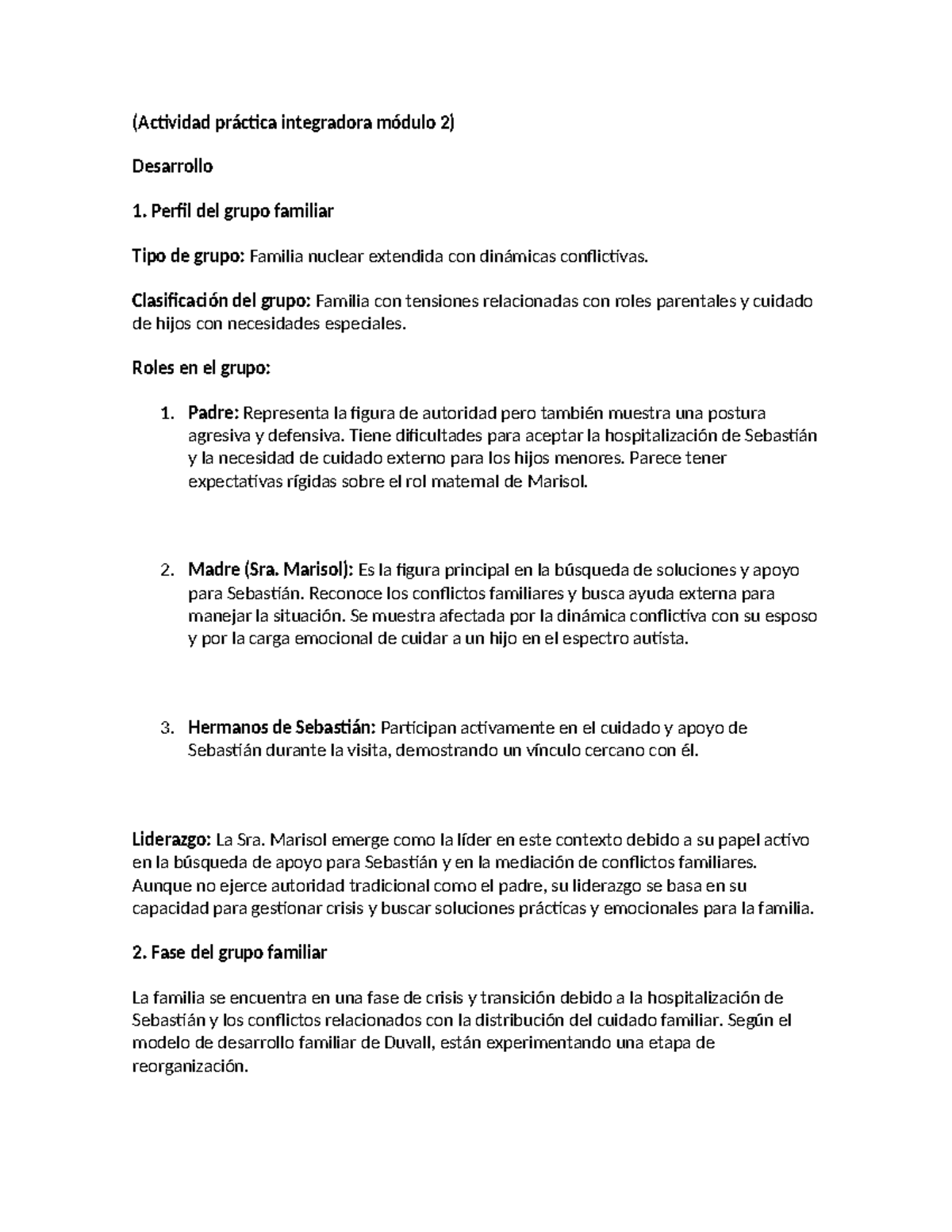 Actividad práctica integradora módulo 2 - (Actividad práctica integradora módulo 2) Desarrollo ...