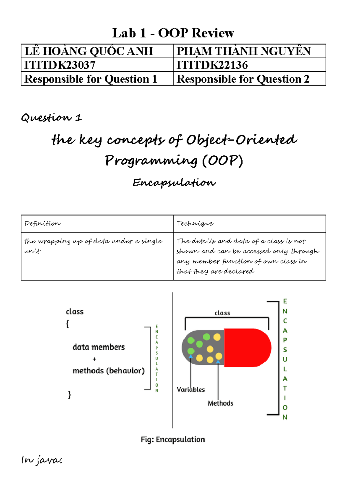 ITITDK23037 Final Exam - OOP Review and SOLID Principles Analysis - Studocu