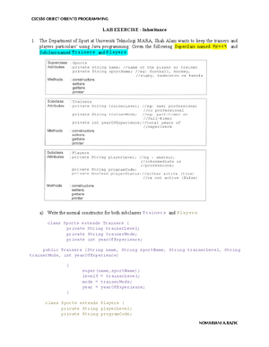 Report Laundry Management System CSC186 - 1 CSC186: OBJECT ORIENTED ...