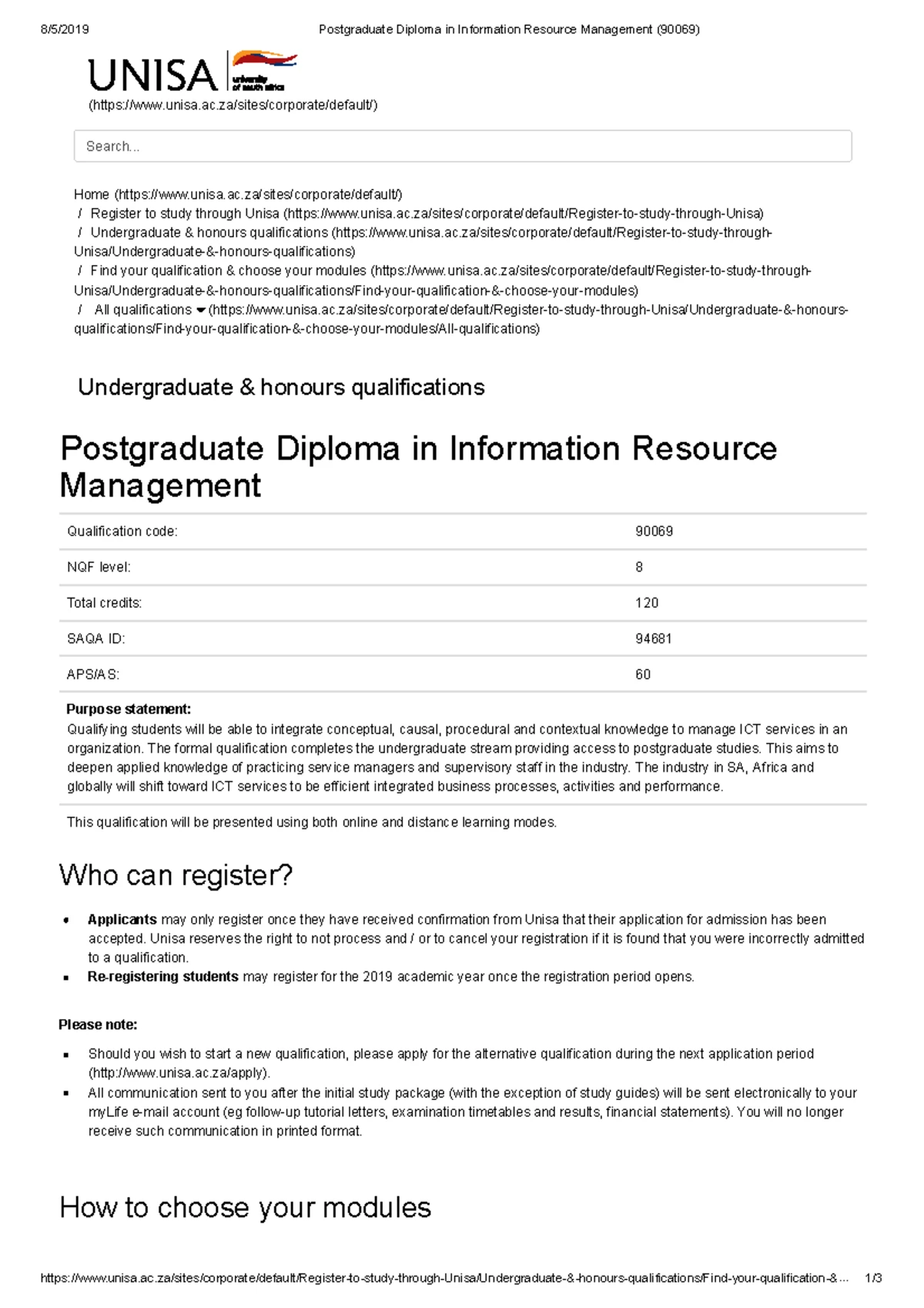Unisa Proposal Writing - A guide for staff and students Developed by ...