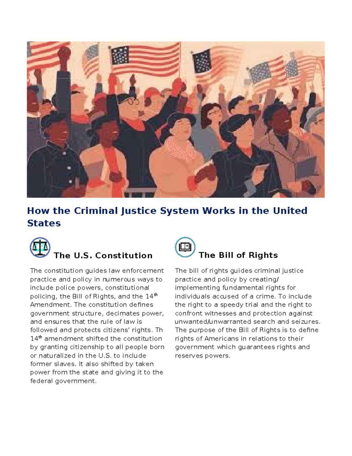 Project 1 Intro to criminal Justice - How the Criminal Justice System ...
