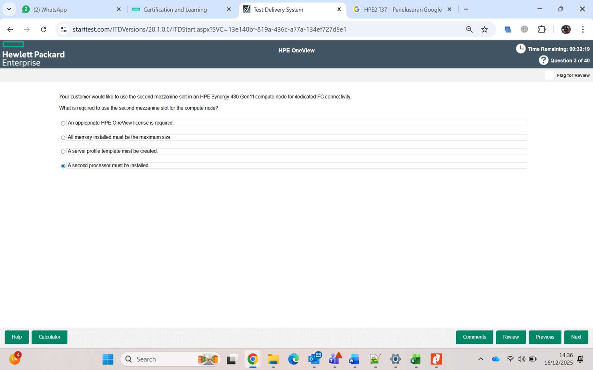 Exam HPE2 T37 - HPE OneView Certification Test Guide - Studocu