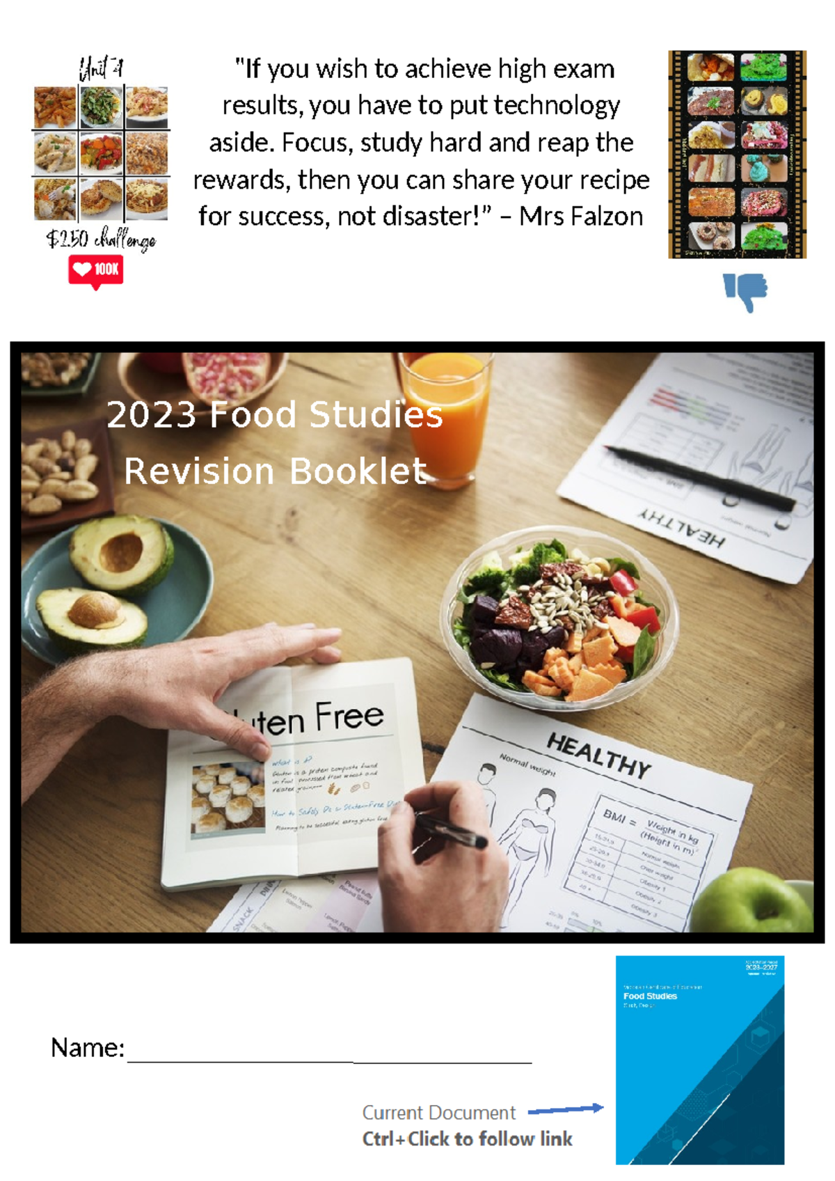 2023 Food Studies Revision Guide: Strategies & Exam Prep - Studocu