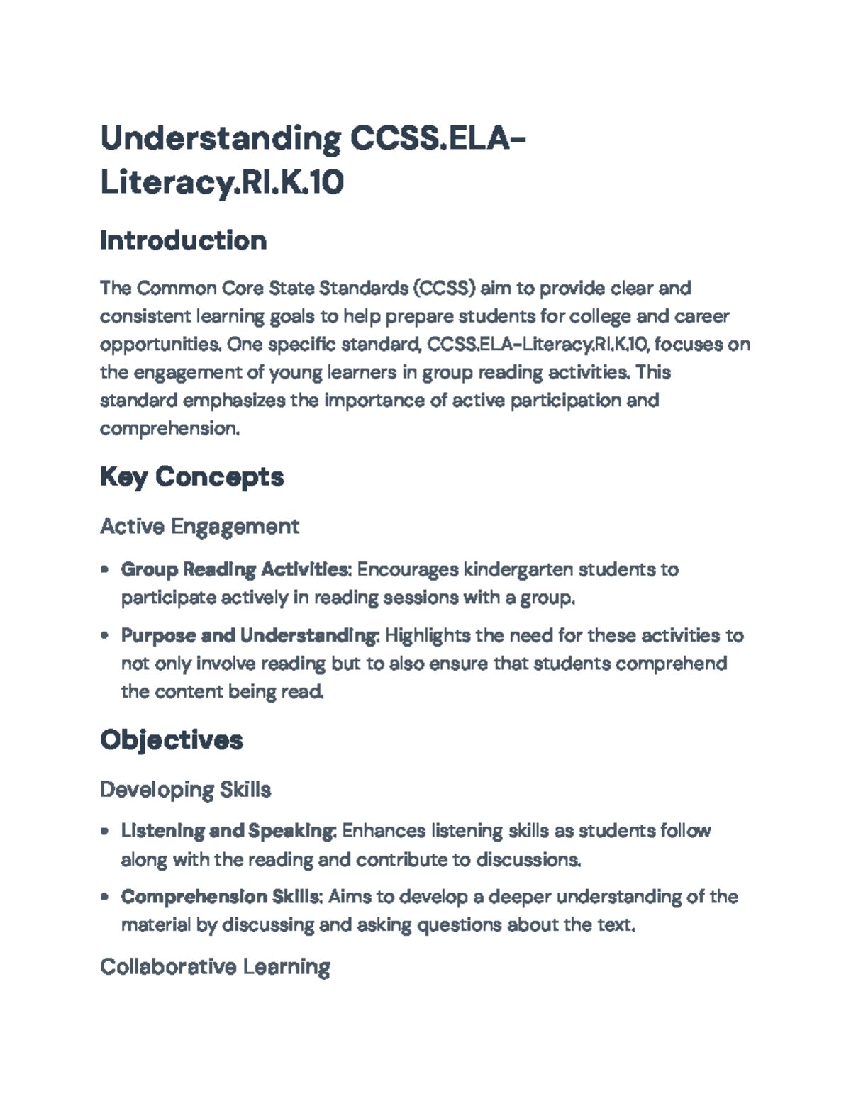 CCSS.ELA-Literacy.RI.K.10: Engaging Kindergarteners in Group Reading ...