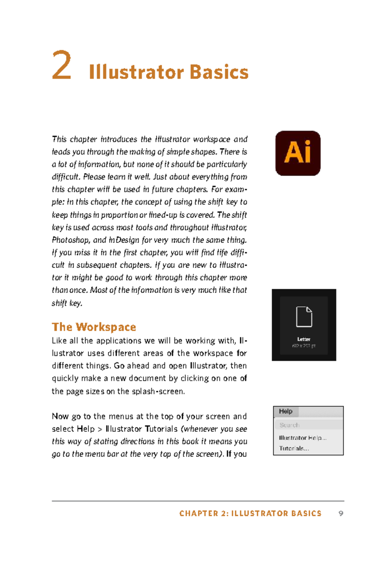 Chapter 2: Illustrator Basics (Course Code: 2) - Workspace & Tools ...