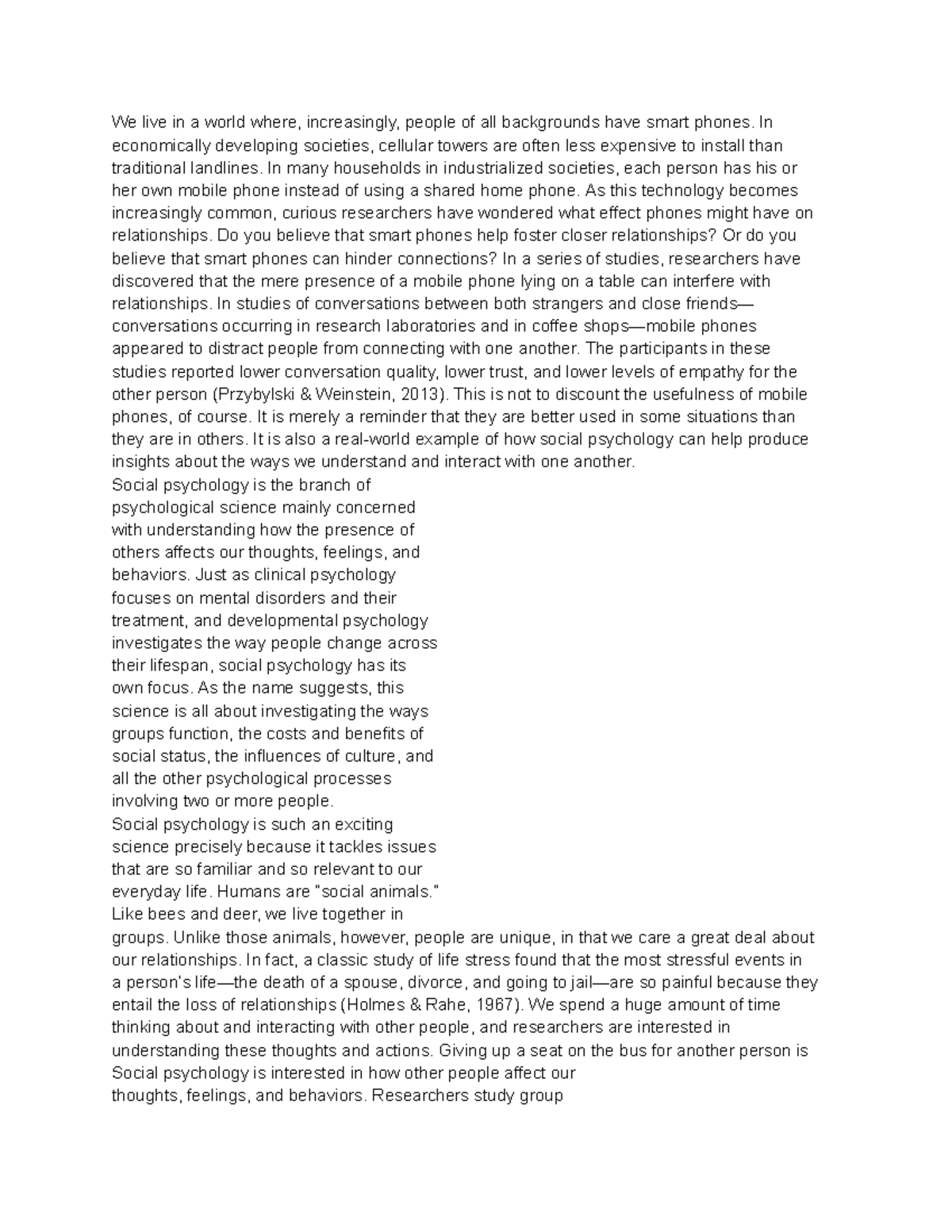 Introduction to the Science of Social Psychology: Key Concepts ...