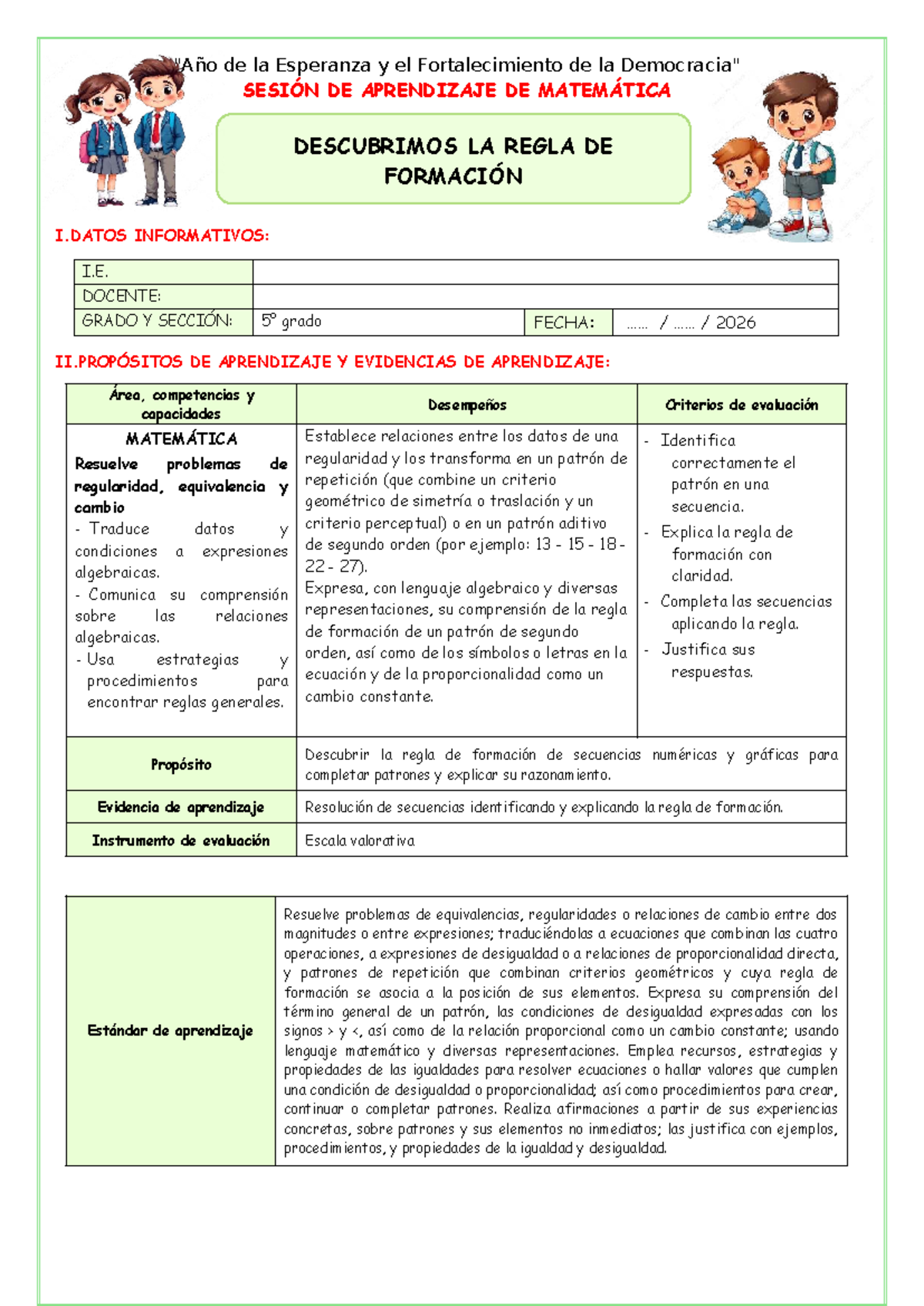 SES-LUN-MAT- Descubrimiento de la Regla de Formación en Matemáticas ...