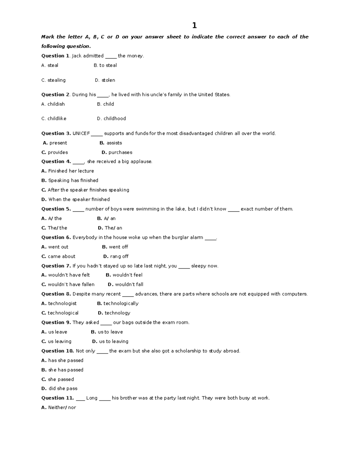 ANH 1 - Practice Questions and Answers for fHEg3R Exam - Studocu