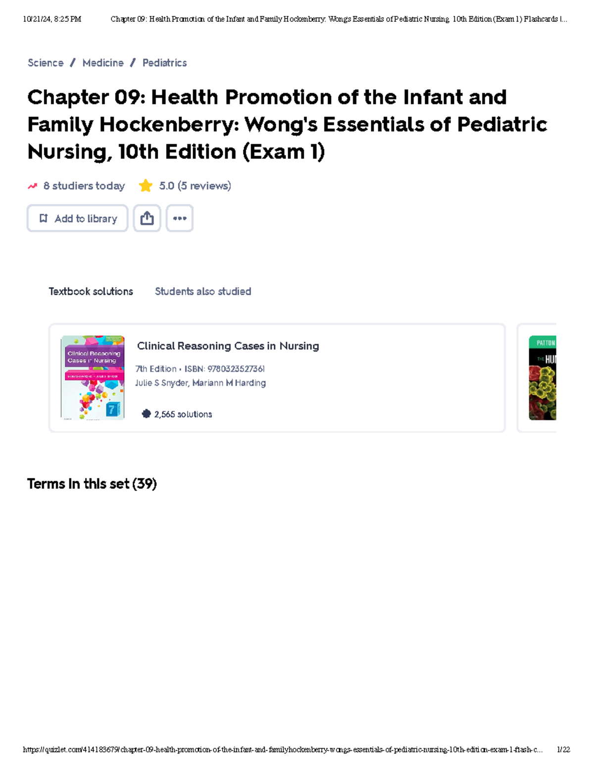 Chapter 09: Health Promotion of Infant & Family in Wong's Pediatric ...