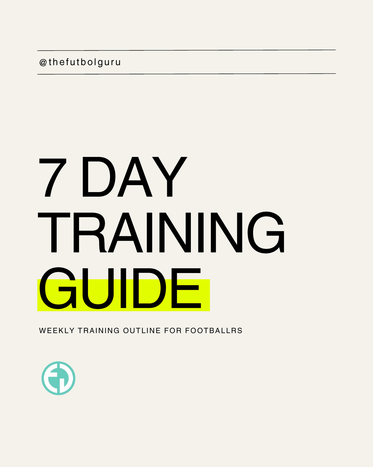 706395721 7-Day Football Training Outline & Session Plan - Studocu