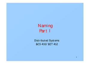 [Solved] Distinguish between persistent and transient objects concepts - Distributed Systems ...