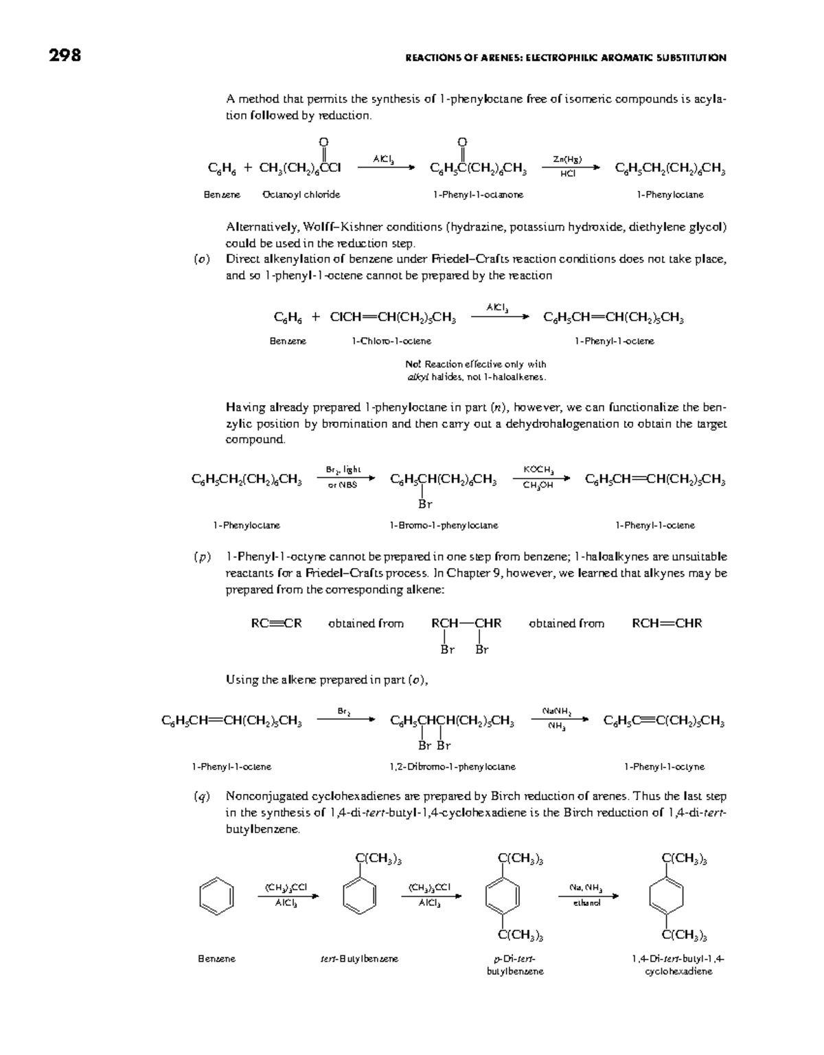 298 Organic Chemistry: Electrophilic Aromatic Substitution Notes - Studocu