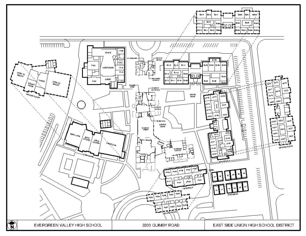 Detailed Campus Map - class map - EAST SIDE UNION HIGH SCHOOL DISTRICT ...