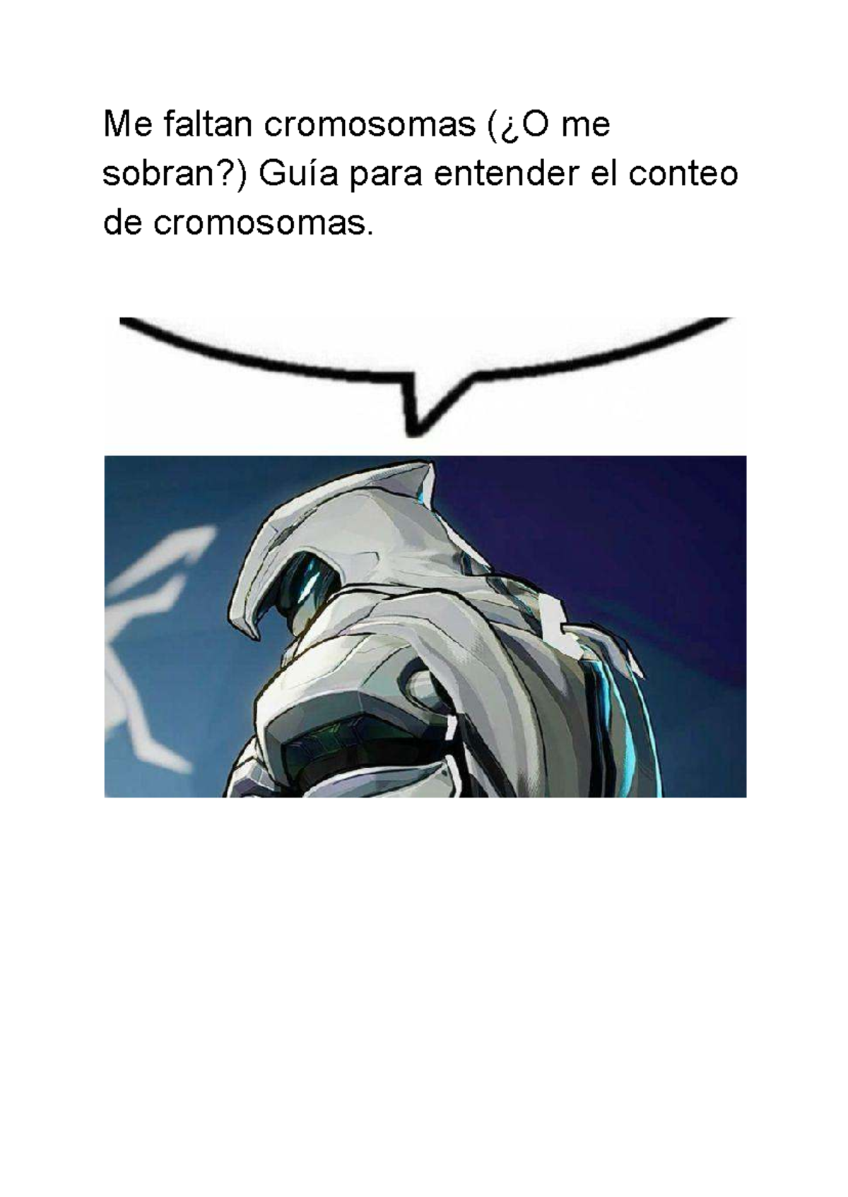 Conteo de Cromosomas en Meiosis: Guía de Estudio (BIO101) - Studocu