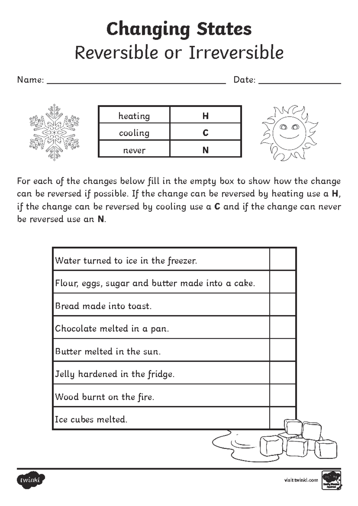 T2-s-143-changing-states-of-matter-worksheet- ver 1 - Changing States ...
