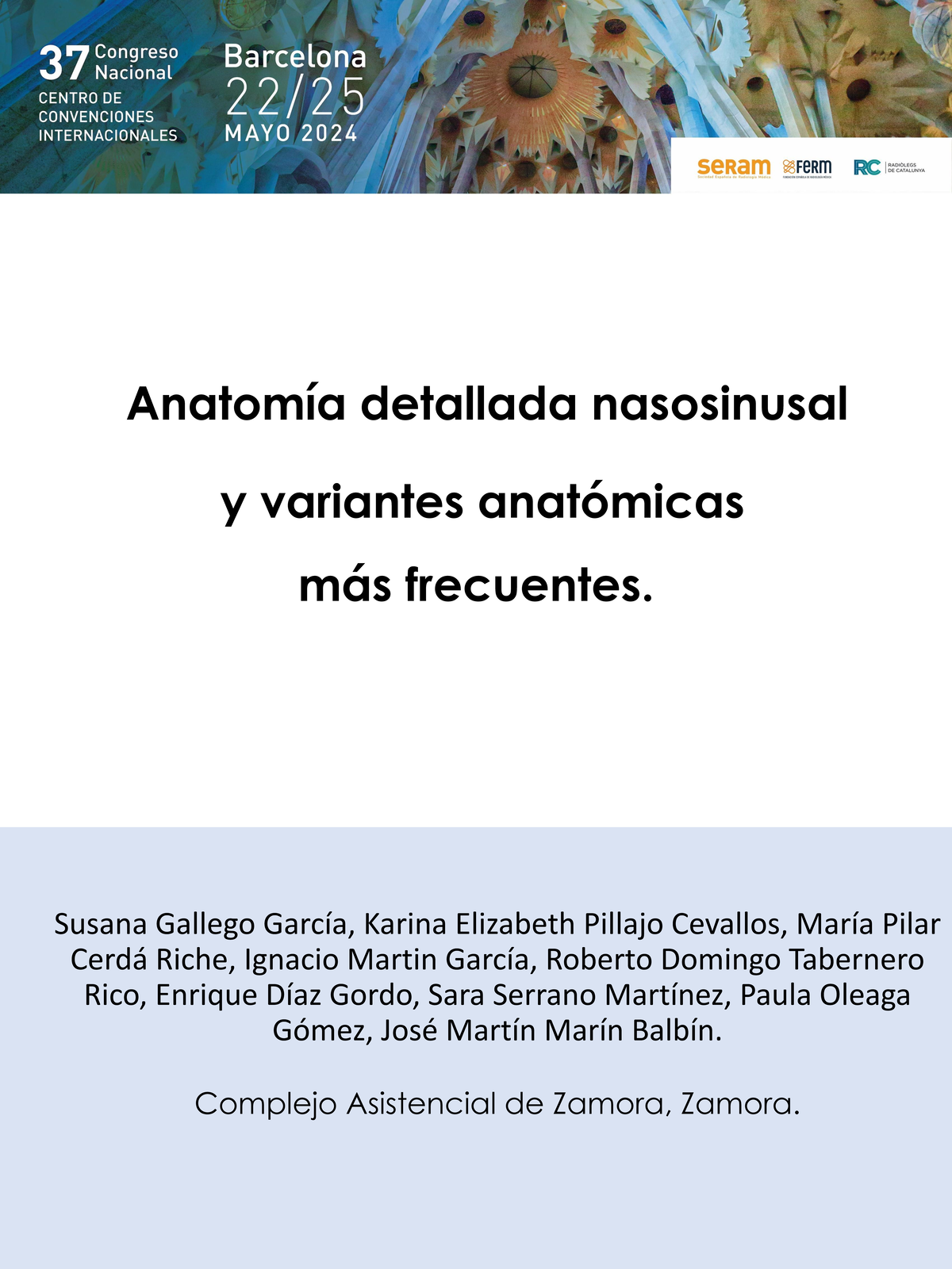 Estudio Radiológico de la Anatomía Nasosinusal y Variantes Anatómicas ...