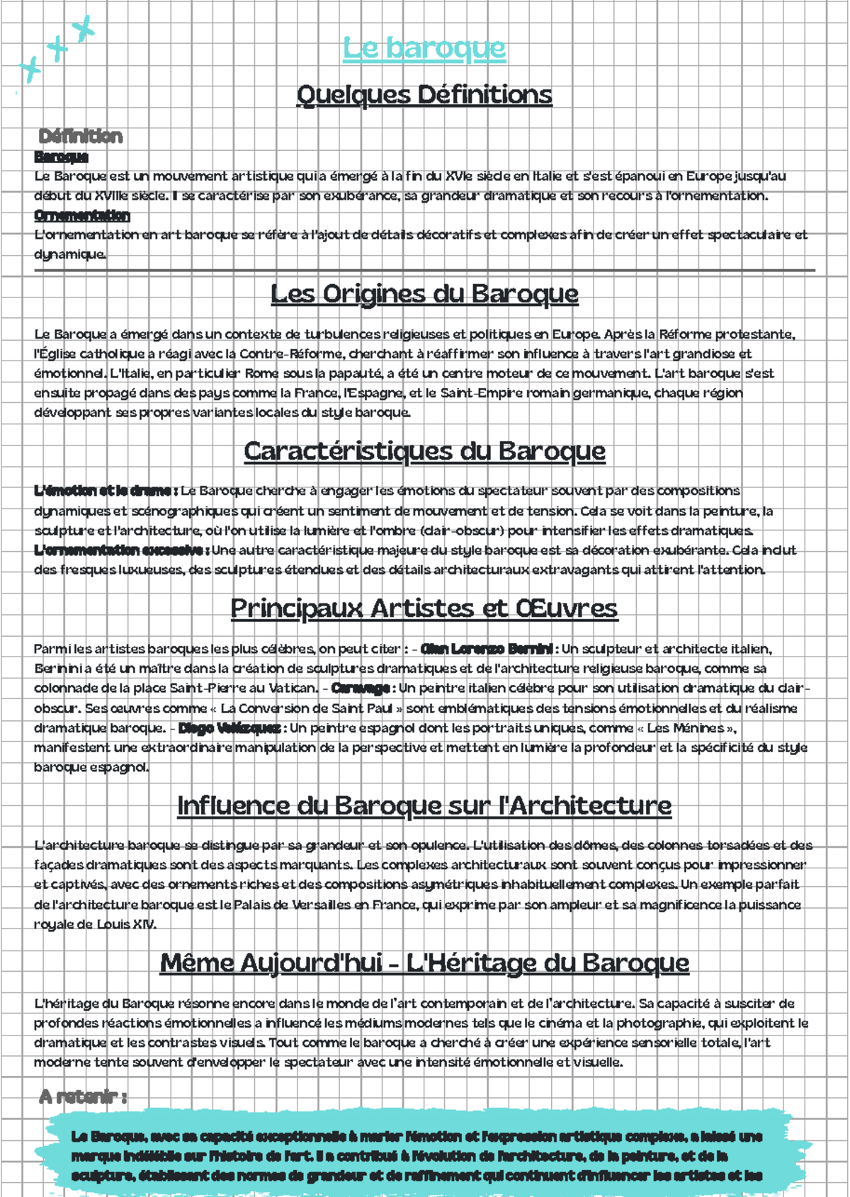 Cours sur le baroque : définitions, caractéristiques et artistes clés ...