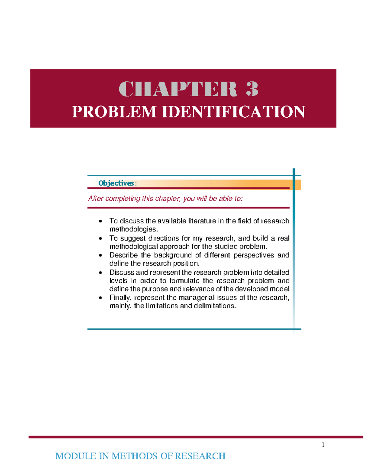 Research Methods Exploration - Module 3 Overview and Key Concepts - Studocu