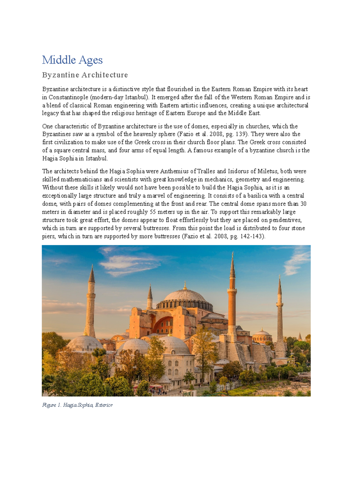 Middle Ages Architecture: Byzantine, Romanesque, and Gothic Styles ...
