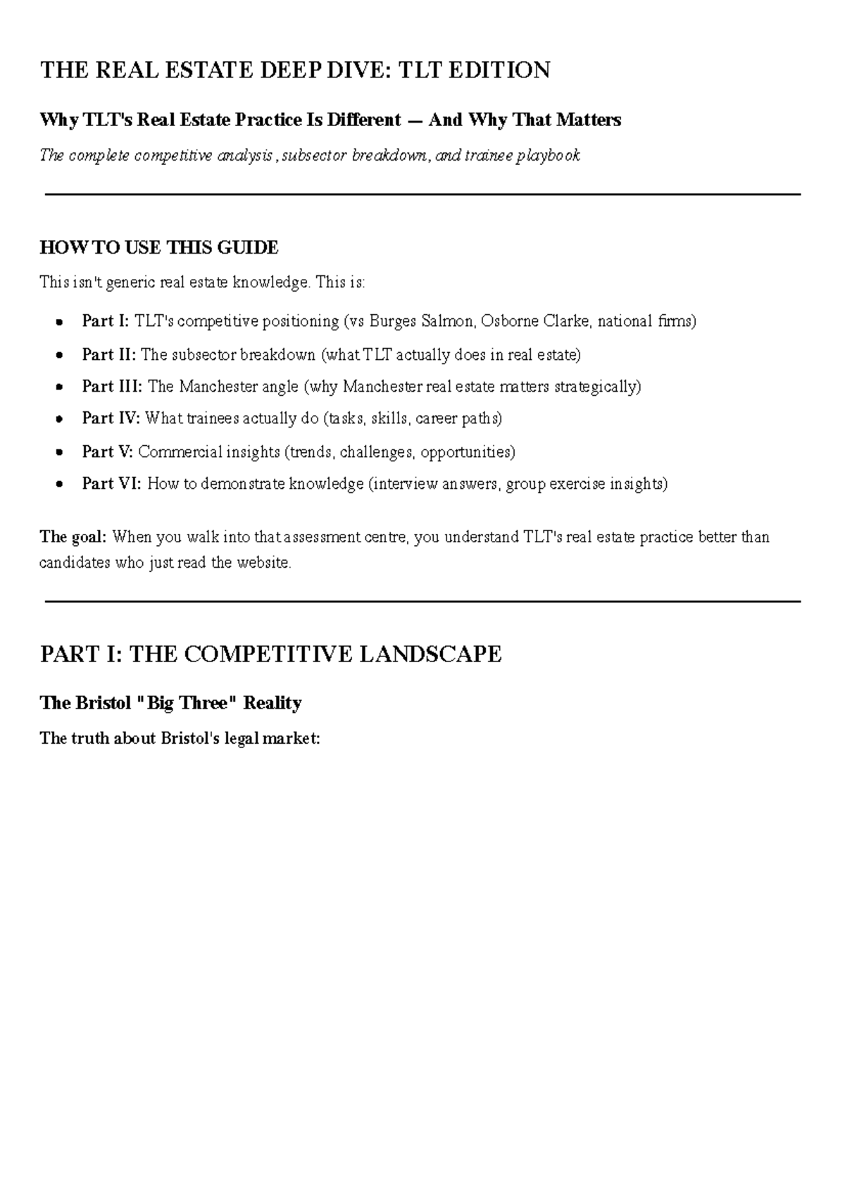 Real Estate Deep Dive: TLT Edition - Competitive Analysis & Insights ...