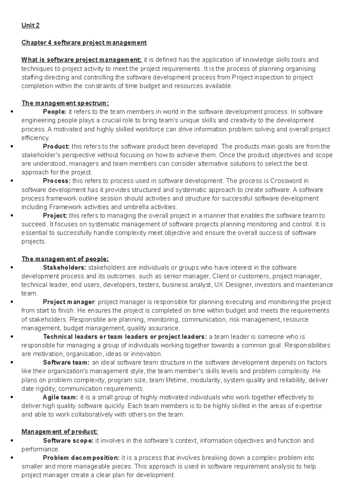 Software Engineering (BCA 4TH Semester) - Studocu