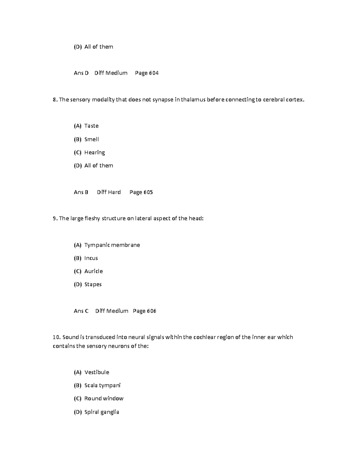Test Bank for Anatomy and Physiology (OpenStax 2nd Ed) - Quiz 2023 ...
