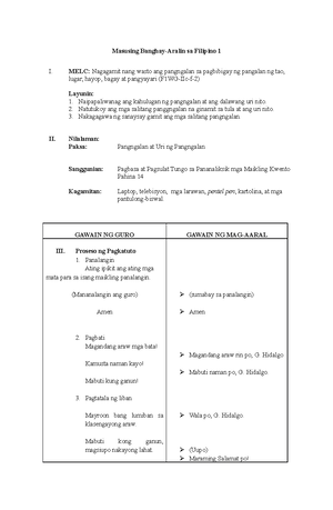 ESP 10 Q4 PT - Pagsasanay sa ESP - IKAAPAT NA MARKAHANG PAGSUSULIT SA ...
