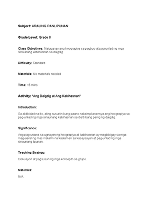 Lesson 2-AP8-Q3-Mod2-Unang-Yugto-ng-Kolonyalismo - 8 Araling Panlipunan Ikatlong Markahan ...