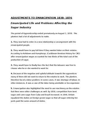 Caribbean History SBA Alexis Simms 2 - Caribbean history school based ...