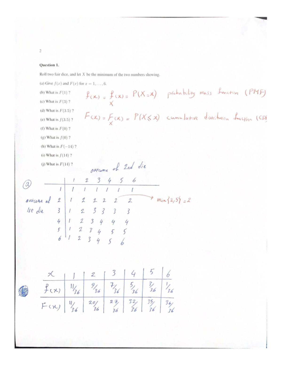 Random Variables Solutions (Course Code: STAT101) - Studocu
