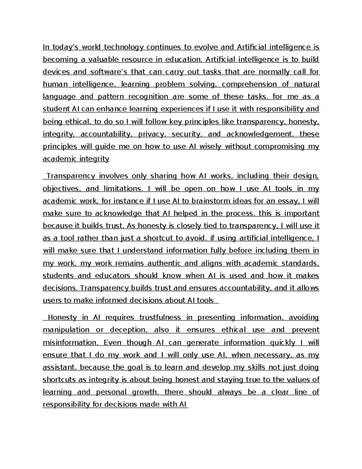 AI in Education: Principles for Responsible Use and Ethics (EDU 101 ...