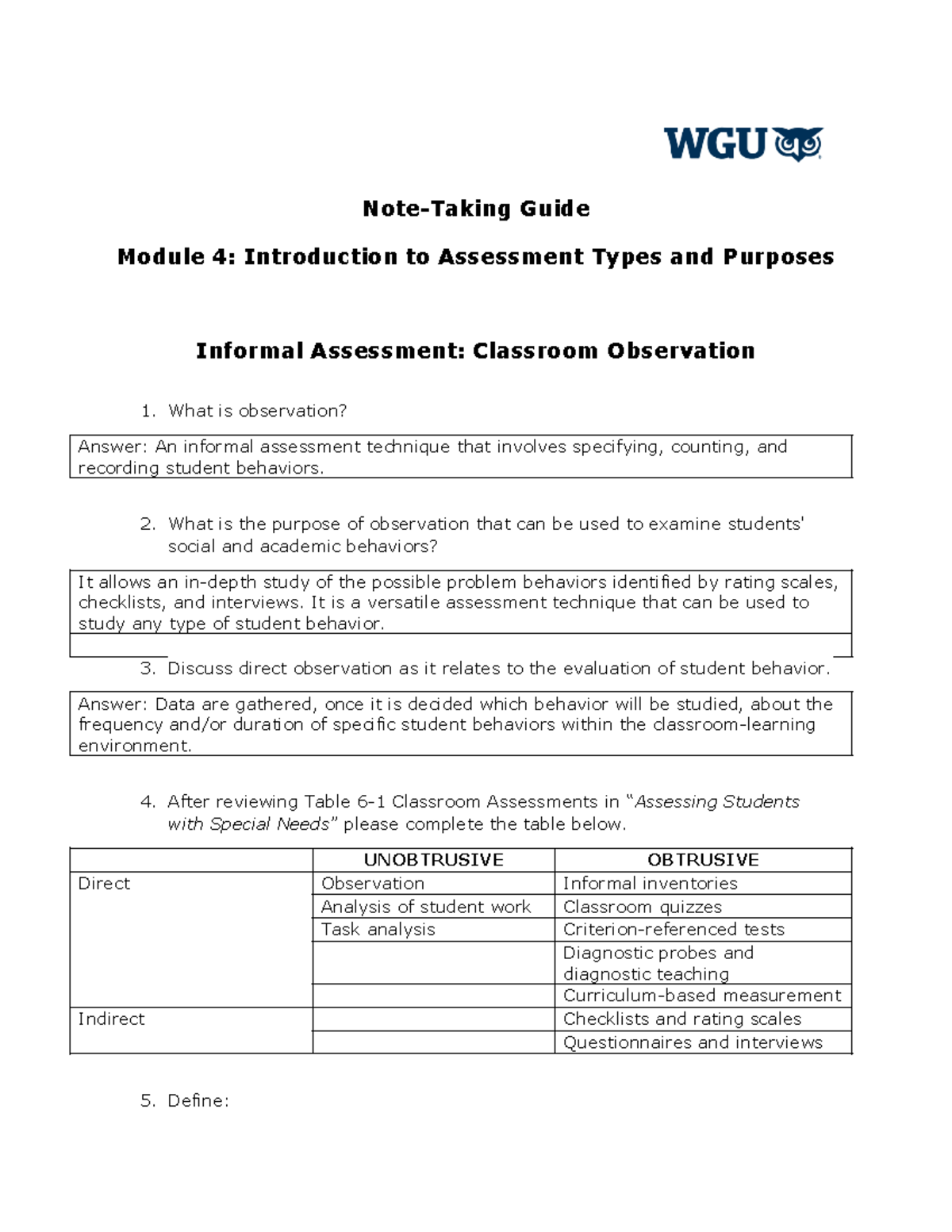 Module 4 note-taking guide 1 7 - Note-Taking Guide Module 4 ...