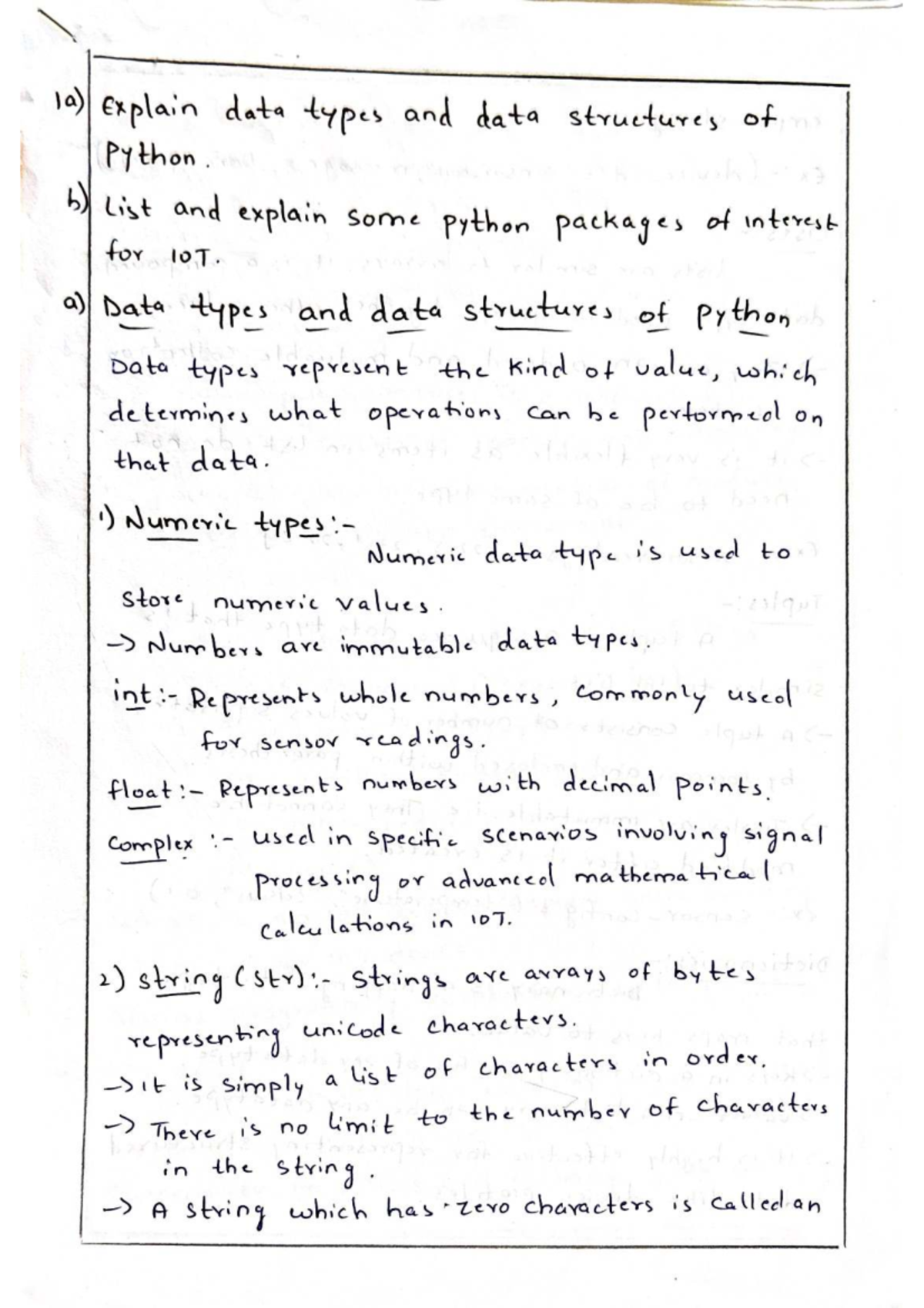 IoT Assignment 2: Data Types, Structures, and Applications in Python ...