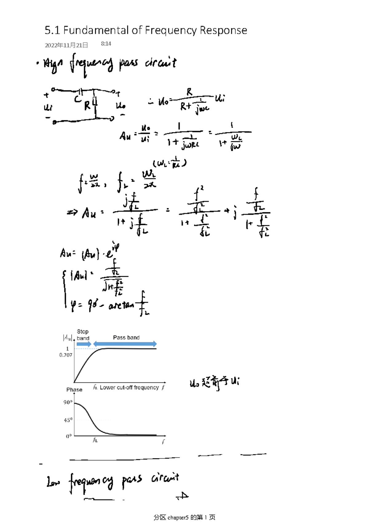 Chapter 5 - Frequency Response of Amplifier Circuits - Studocu