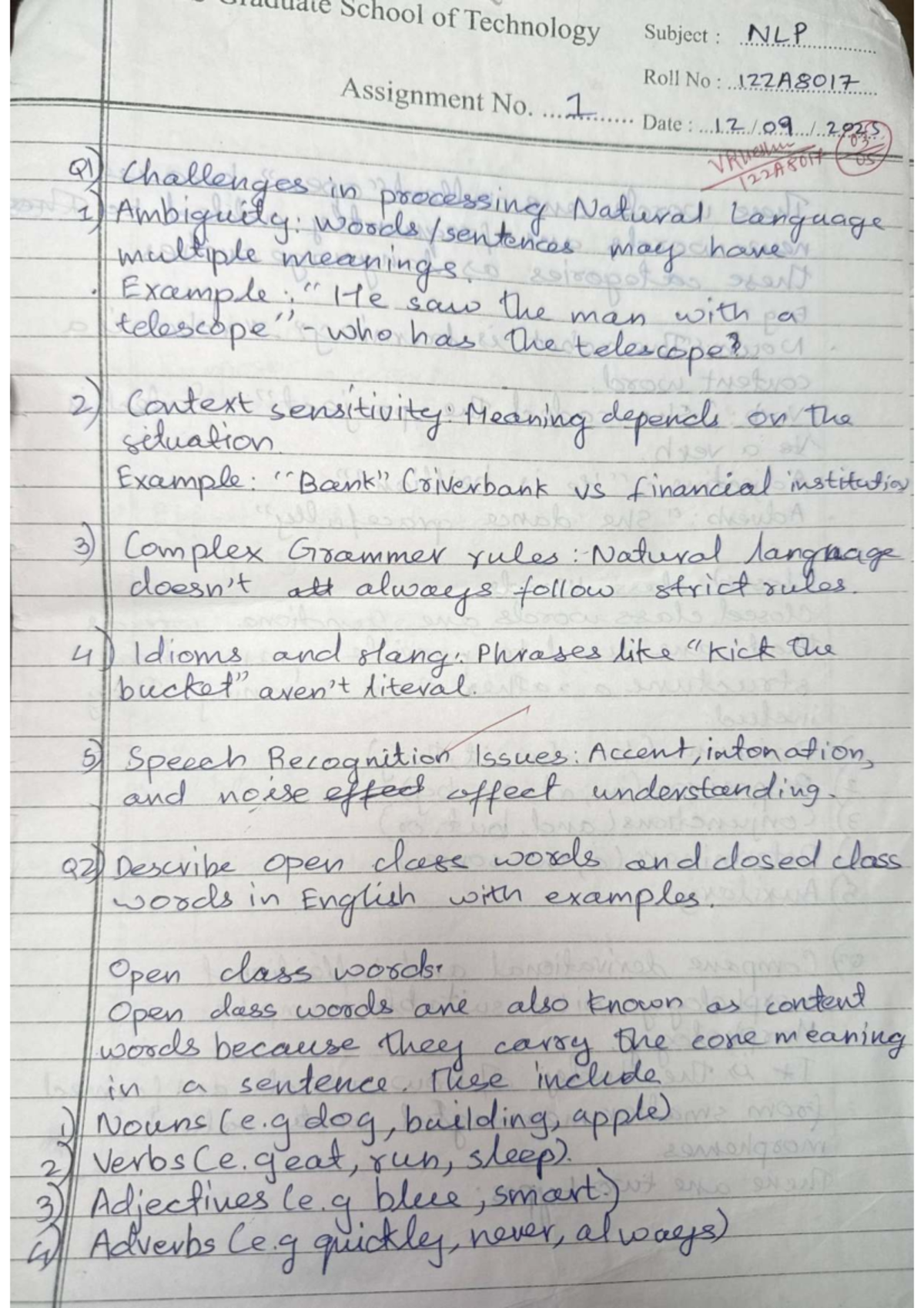 NLP Assignment 1: Challenges in Natural Language Processing - Studocu